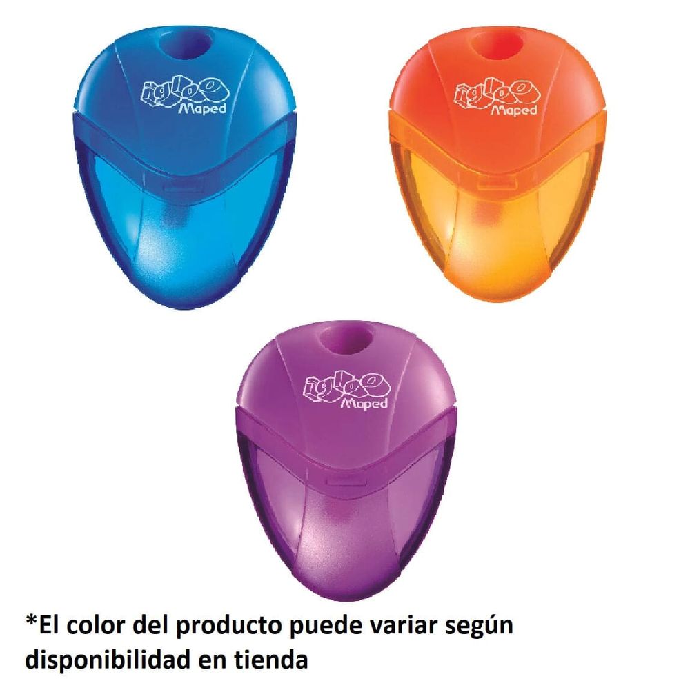 Sacapuntas Maped Igloo Chico Varios Colores 2 pieza | Sacapuntas ...