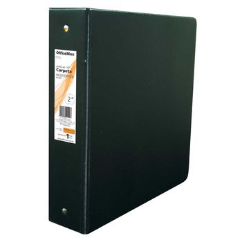 Carpeta Básica Tamaño Carta 1.5" Herraje O OfficeMax Negra | Carpetas ...