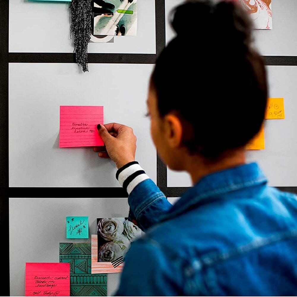 Post-It Notas Super Stick Rayas 4x4" 90 hojas | Notas Adhesivas ...