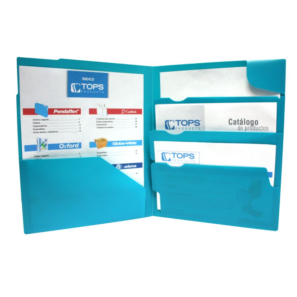 FOLDER DE POLIPROPILENO VERDECON 4 DIVISIONES DIVIDE IT UP | Folders ...
