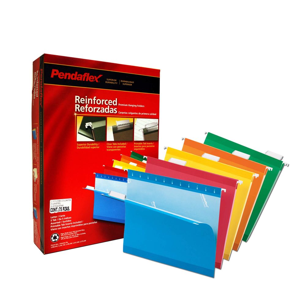 FOLDER COLGANTE REFORZADO COLORES PAQUETE CON 25 | Folders | OfficeMax ...