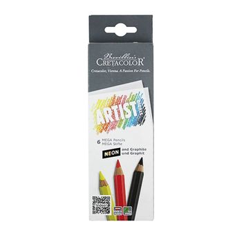 Crayon Grafito Permanente y Acuarelable con Goma moldeable - OfficeMax