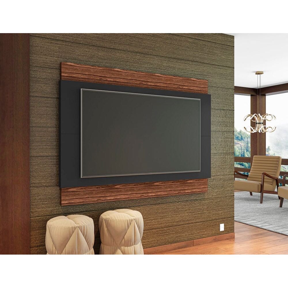Panel Para Tv Alterego Expand Negro con Nogal | Muebles | OfficeMax ...