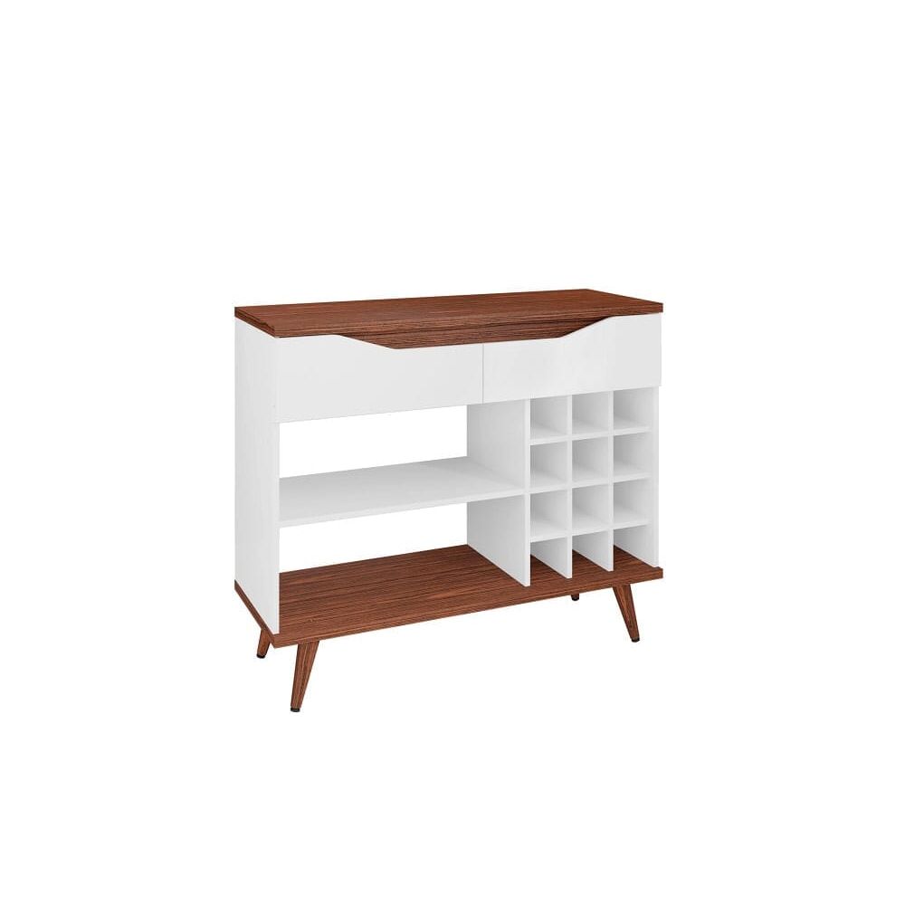 Bufetera Bar Alterego Grace Blanco con Nogal | Muebles | OfficeMax - Kiosko