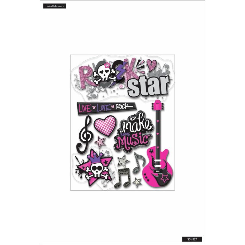 Stickers The Happy Planner Rock Star | Stickers | OfficeMax - Kiosko