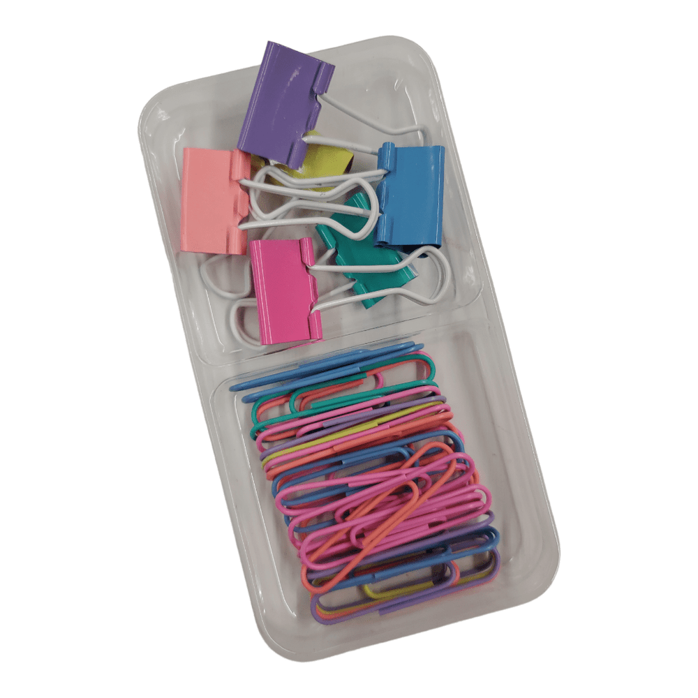 Set de Clips y Sujetadocumentos Mooving 36 piezas | Clips | OfficeMax ...