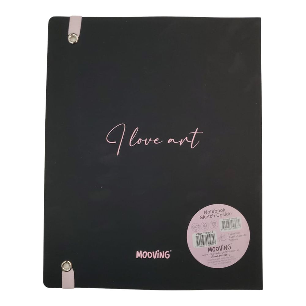 Libreta Notebook Hojas Blancas Mooving 80 hojas Varios Modelos 1 pieza ...