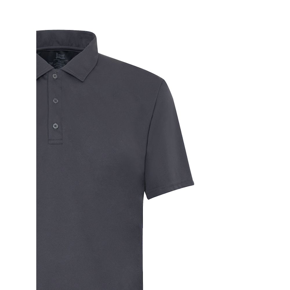 Playera Tipo Polo Dry Fit Gris Oxford Caballero | Uniformes ...