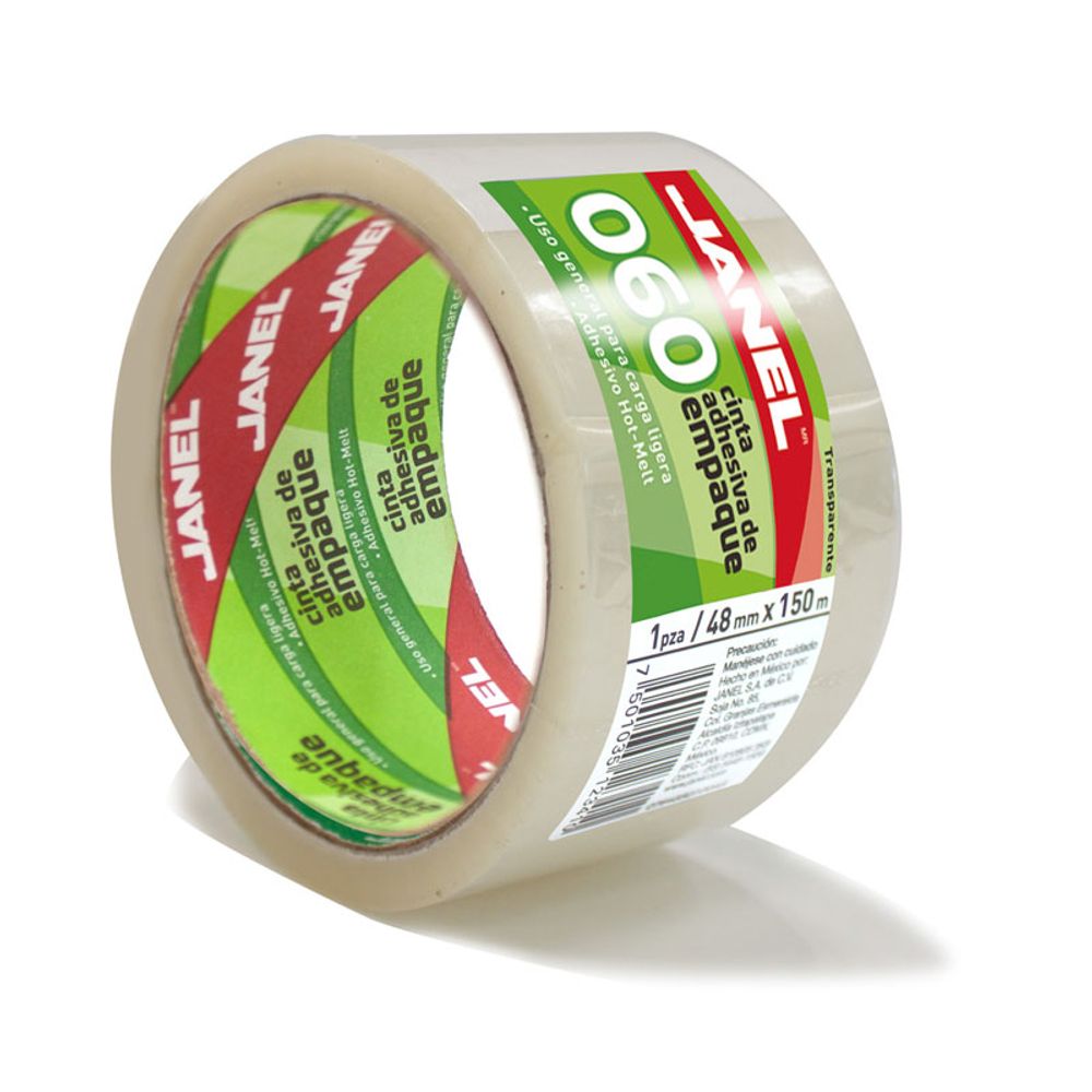 Cintas para Empaque Janel 060 Transparente 48mm x 150m 6 piezas ...