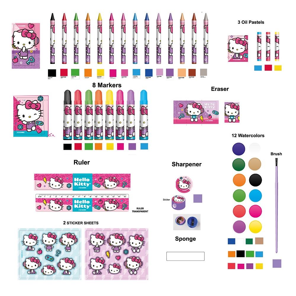 Set de Arte Berry Hip Hello Kitty 44 piezas | Sets de Arte y ...