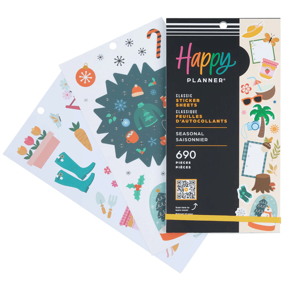 Stickers Happy Planner Seasonal 690 piezas | OfficeMax - Kiosko
