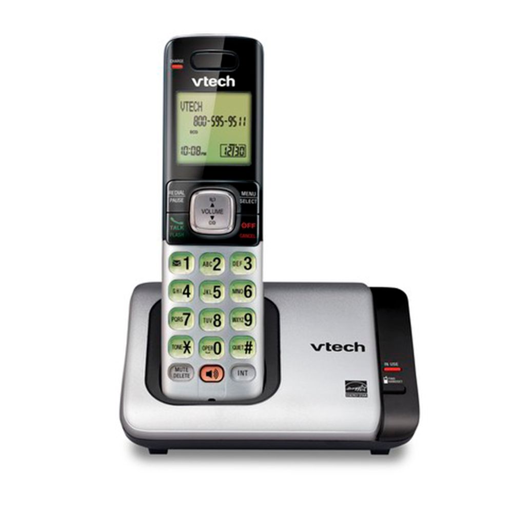 Telefono Inalambrico Vtech CS6719 Negro con Plata - OfficeMax Telefono Inalambrico Vtech CS6719 Negro con Plata - OfficeMax