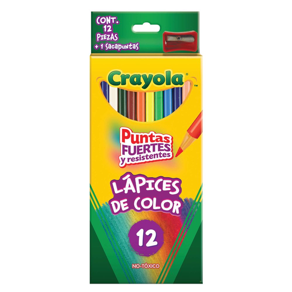 Colores Crayola 12 Piezas | Lapices de Colores | Crayola - OfficeMax