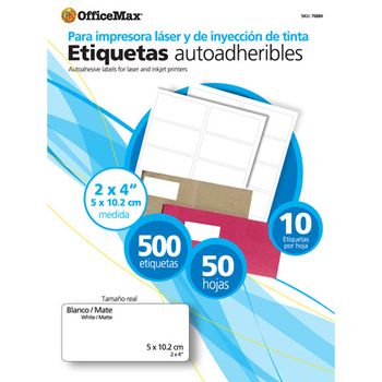 ETIQUETA AUTOADHERIBLE VERDE TAMANO CARTA 50 HOJAS | Etiquetas ...