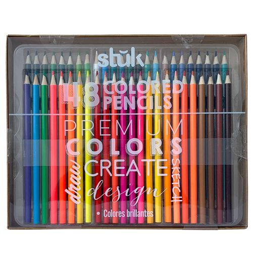Lápices de Colores Stuk Premium 48pz | Colores | OfficeMax - Kiosko