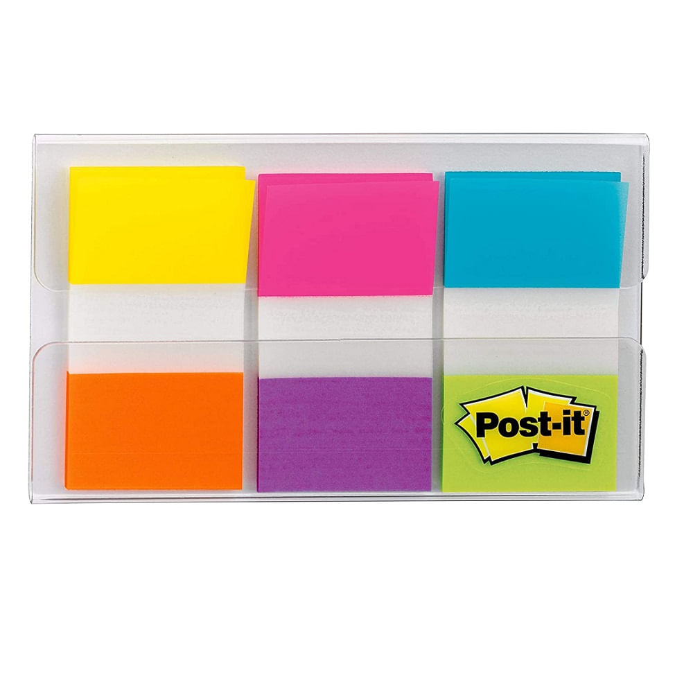 BANDERITAS POST-IT 1" COLORES BRILLANTES MEZCLADOS | Notas Adhesivas ...