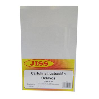 Papel Cascarón Jiss Octavos 35x28cm 4 piezas | Cartulinas - OfficeMax